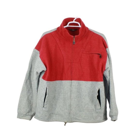 Orvis | Sweaters | Orvis Gray Red Colorblock Long Sleeve Full Zip ...